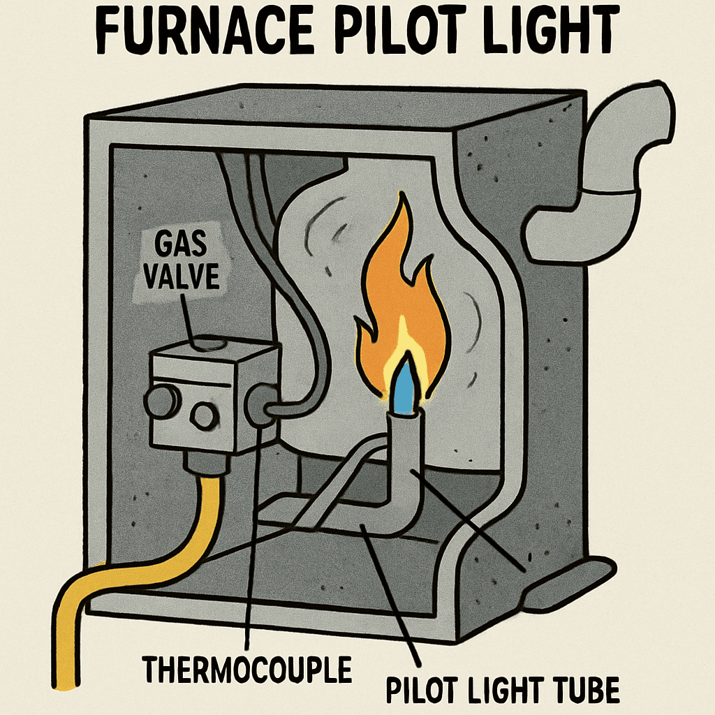 How to light a pilot light on a furnace